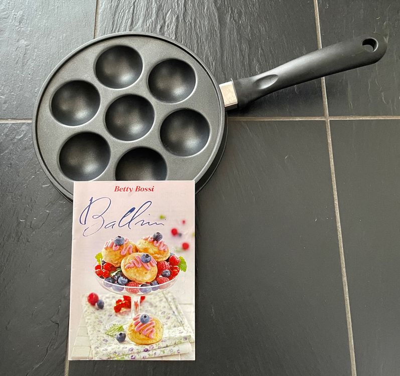 Betty Bossi „Ballini-Pfanne“ + Rezeptheft (Neu und originalverpackt) in ...