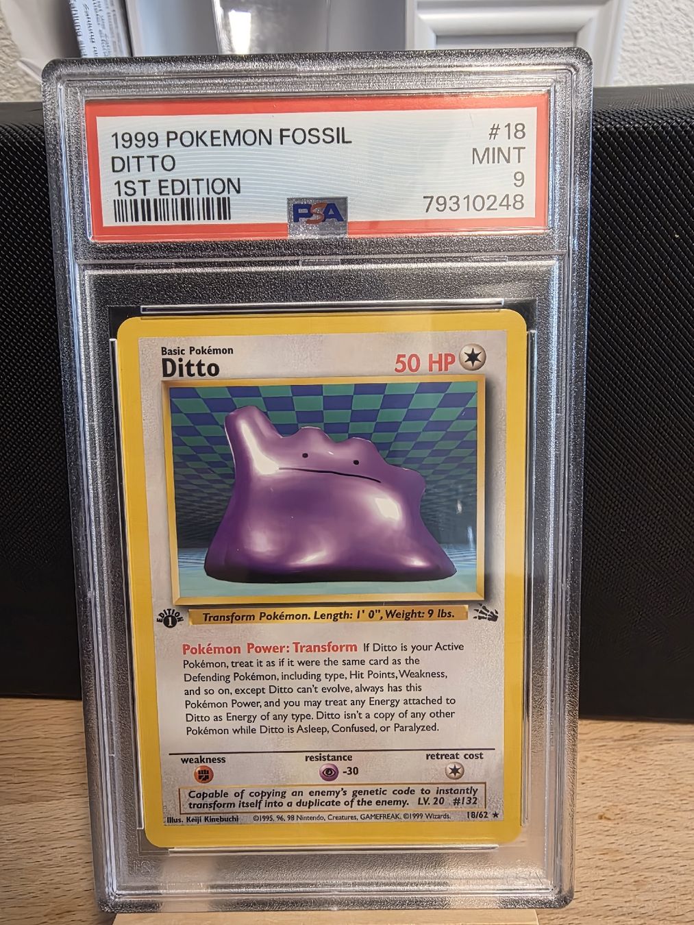 Pokémon TCG – Ditto Fossil 1st Edition Non-Holo PSA 9 🇺🇸 (Gebraucht) in ...