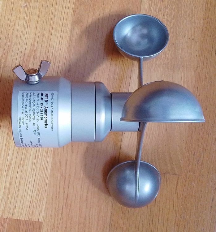 Kriwan Schalensternanemometer DC24V 4-20mA mit Heizung (Gebraucht) in ...