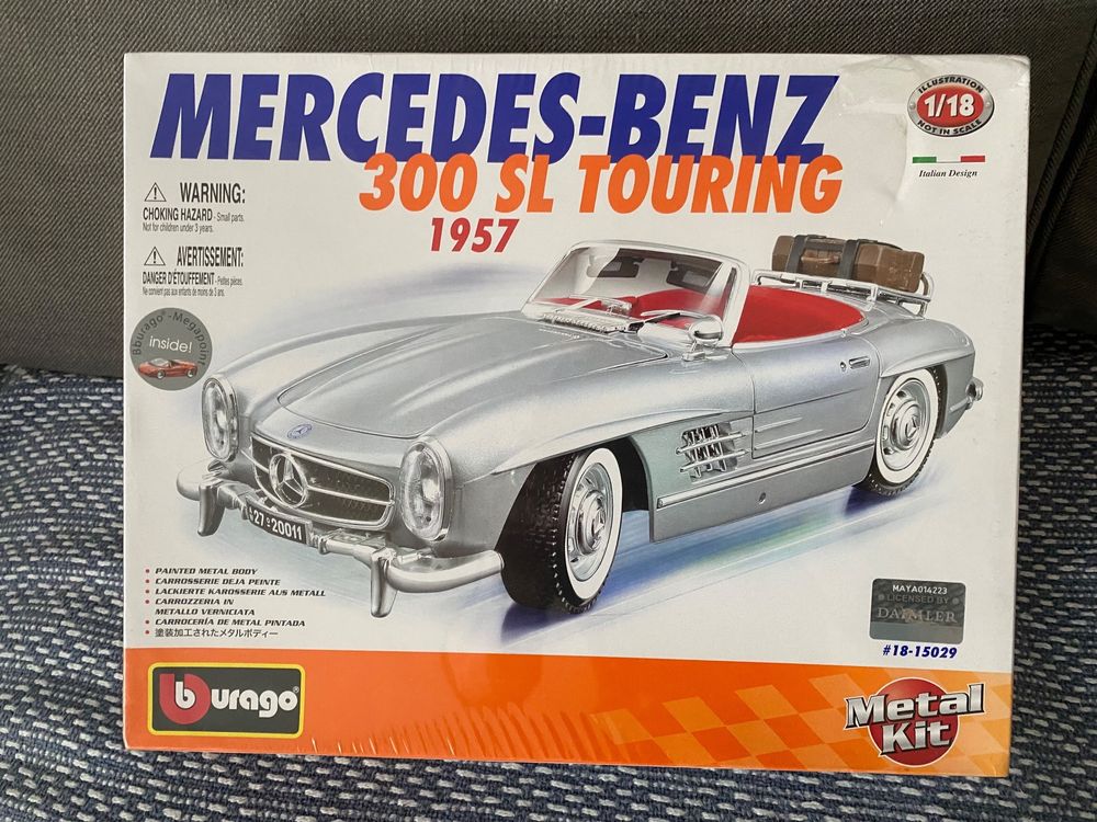 Bburago 1/18 Mercedes-Benz 300sl Metal Kit (Neu (gemäss Beschreibung ...