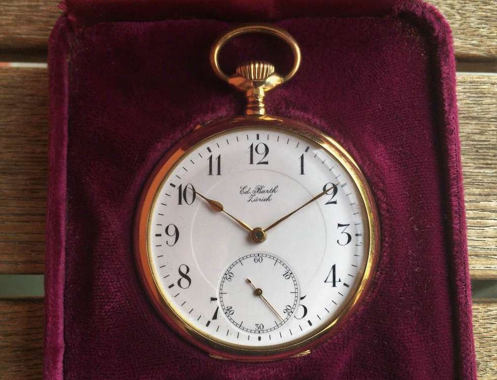 IWC Taschenuhr 18K 750 Gold Ed. Barth ZH (Antik) in Basel für CHF 1990 ...