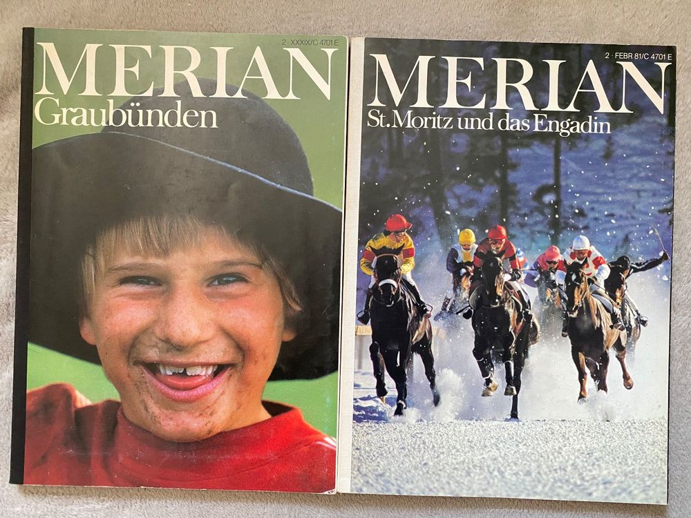 2 Merian Schweiz Graubünden St. Moritz und das Engadin (Gebraucht) in ...