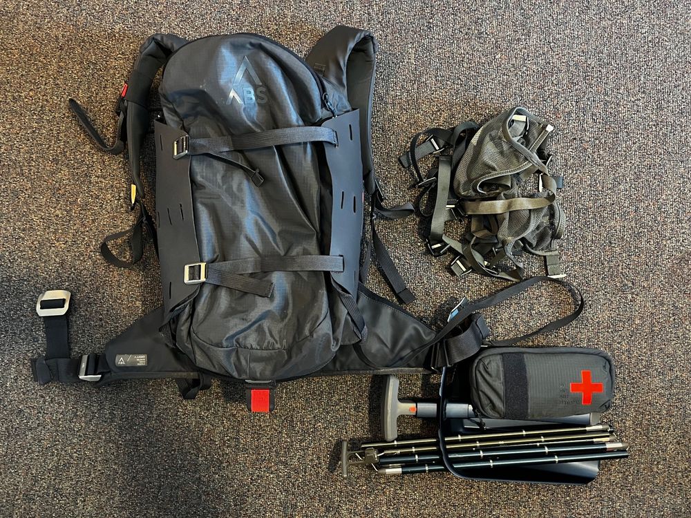 ABS a.light Lawinenrucksack inkl. Carbonflasche + Zubehör (Neu (gemäss ...