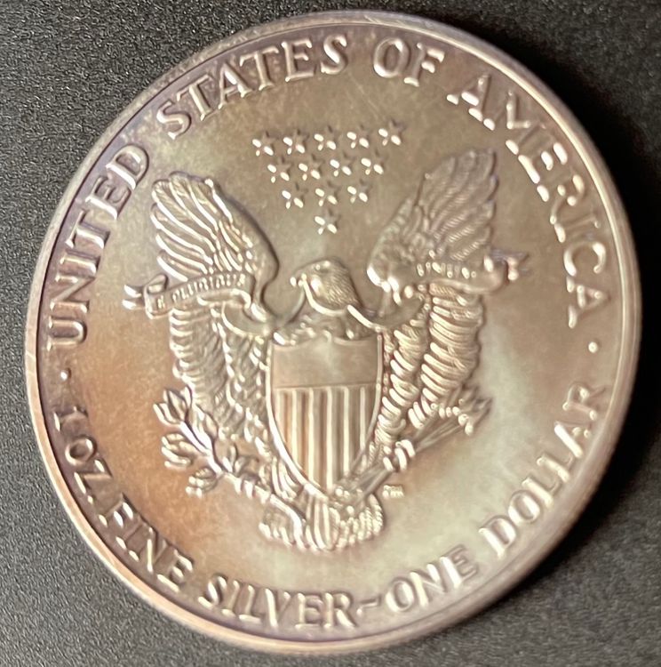 USA Liberty Eagle 1 Dollar Oz.Silbermünze 1987 (Gebraucht) in für CHF ...