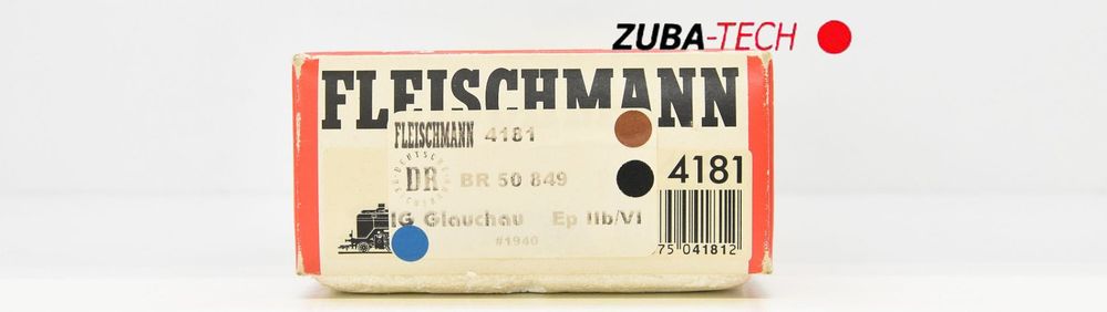 Fleischmann 4181 Dampflok BR 50 DR H0 GS Analog mit OVP (Gebraucht) in ...