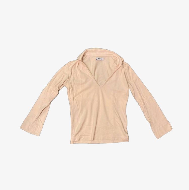 Y2K beige collared Long sleeved shirt | Kaufen auf Ricardo Y2K beige collared Long sleeved shirt | Kaufen auf Ricardo