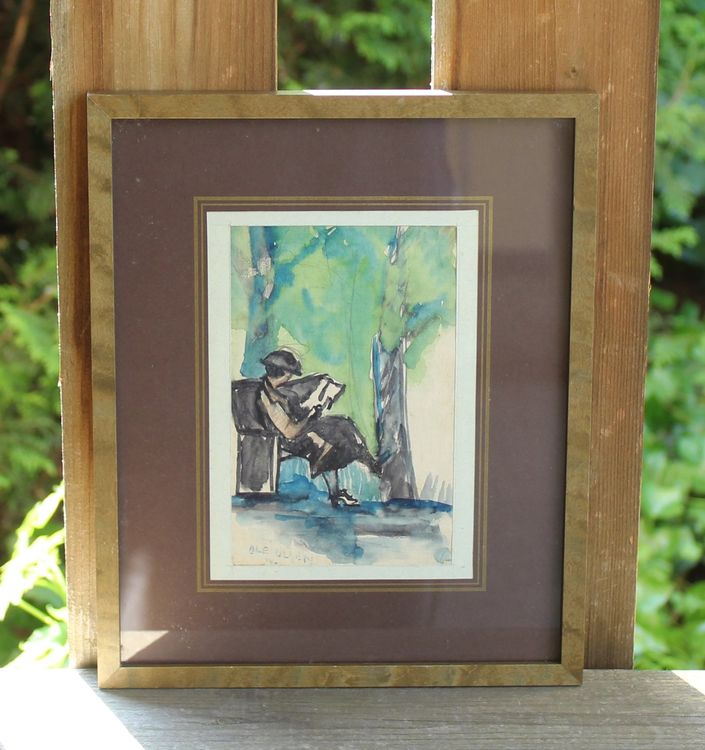 Olsen Ole Hans 1869-1922 Aquarell handsigniert (Gebraucht) in Zürich für CHF 20 – mit Lieferung ...