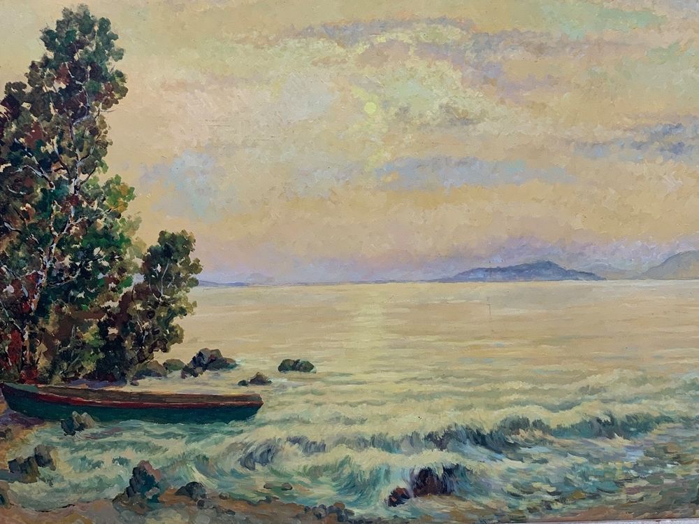 Markus Bandi (1922-1971) grosses Gemälde (Gebraucht) in Root für CHF 45 ...