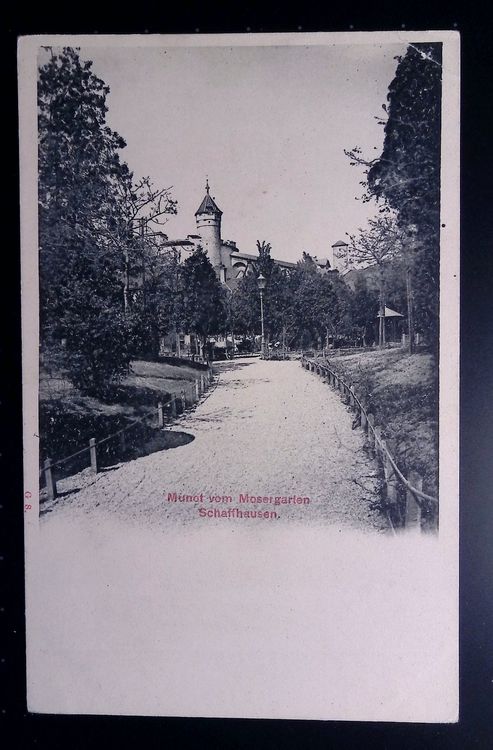 AK Schaffhausen Munoth vom Mosergarten aus | Kaufen auf Ricardo