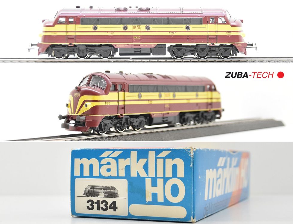 Märklin 3134 Diesellok Serie 16 CFL H0 WS Analog mit OVP (Gebraucht) in ...