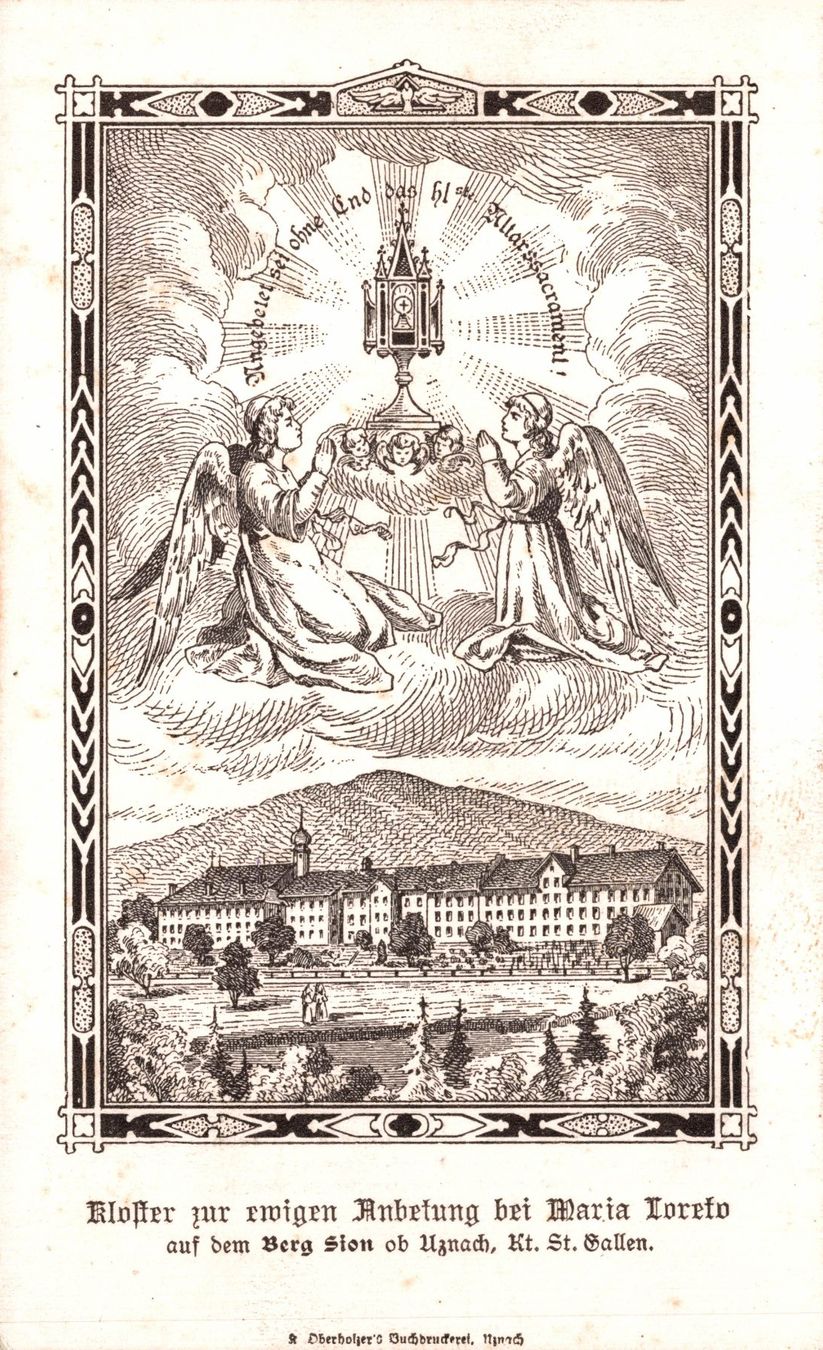 Kloster der ewigen Anbetung auf dem Berg Sion ob Uznach (Gebraucht) in ...