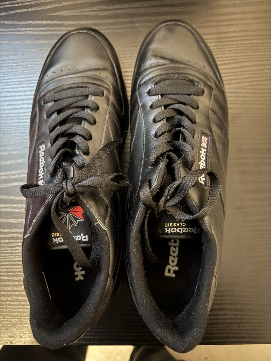 Reebok Leder Sneakers Schwarz in der Grösse 46 (Neu (gemäss ...