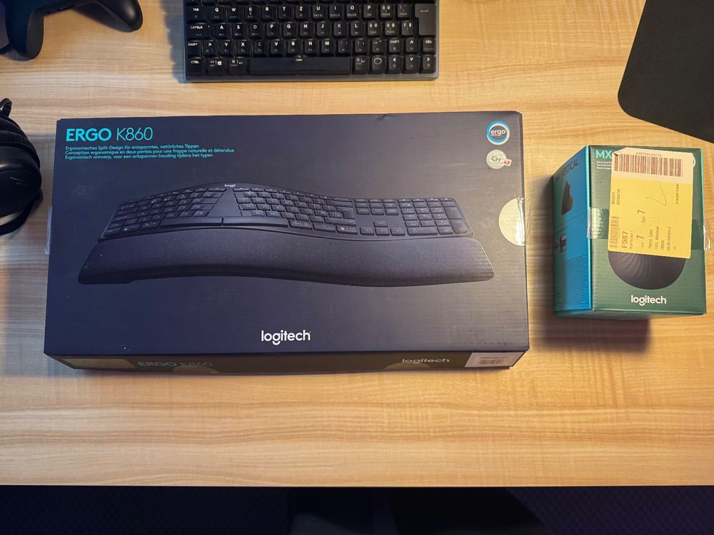 LOGITECH ERGO K860 + MX Vertical (CH-Layout / NEU) | Kaufen auf Ricardo