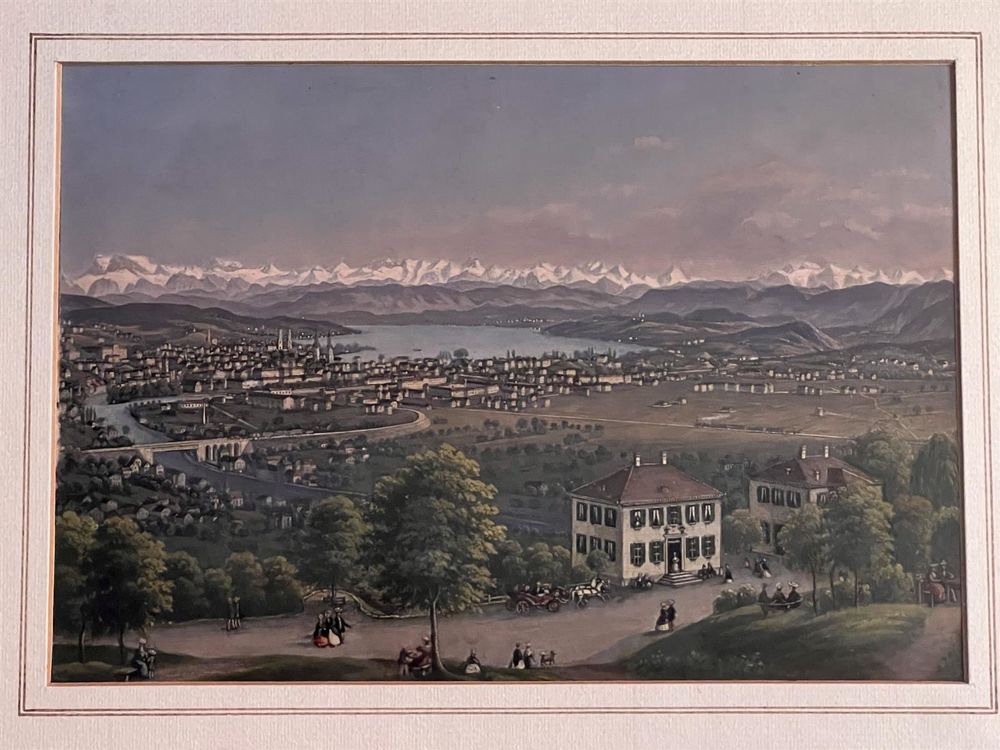 Dikenmann Aquatinta Zürich von der Waid (Gebraucht) in Adliswil für CHF ...