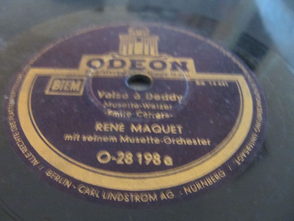René Maquet Orchestre Musette-Orchester Rare Shellac (Gebraucht) in ...