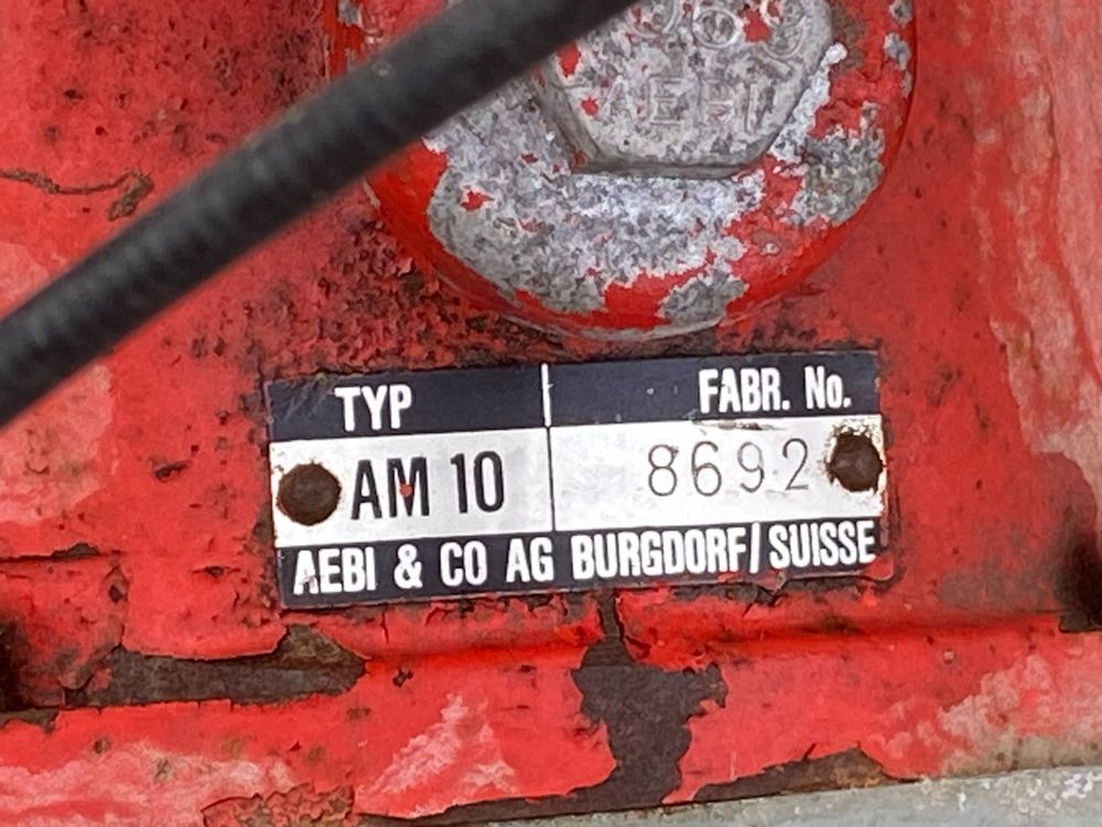 Einachser mit Anhänger / Motormäher mit Balken / Aebi AM10 (Gebraucht) in Worben für CHF 750 ...