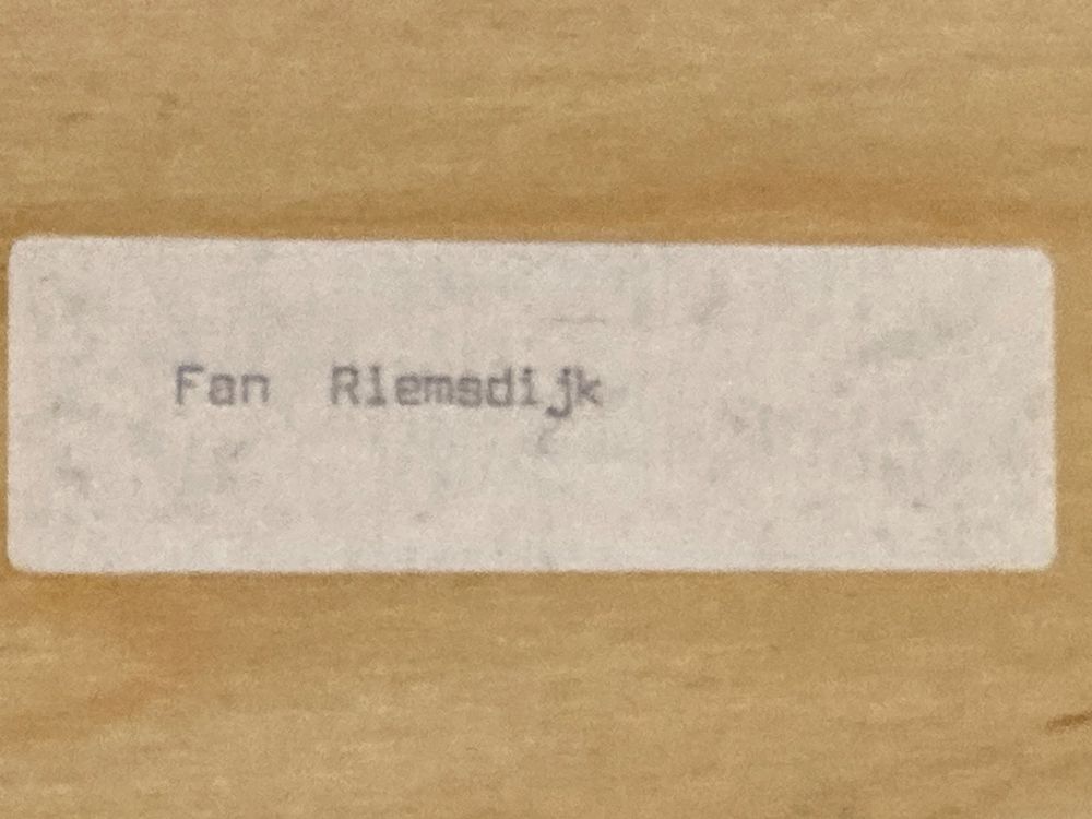 Jan van Riemsdijk Landschaftsgemälde signiert Gasse, Stadt | Kaufen auf ...