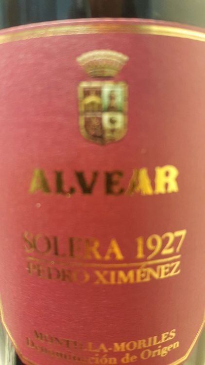 Sherry Alvear Solera 1927 Parker 98/100 (Neu (gemäss Beschreibung)) in ...