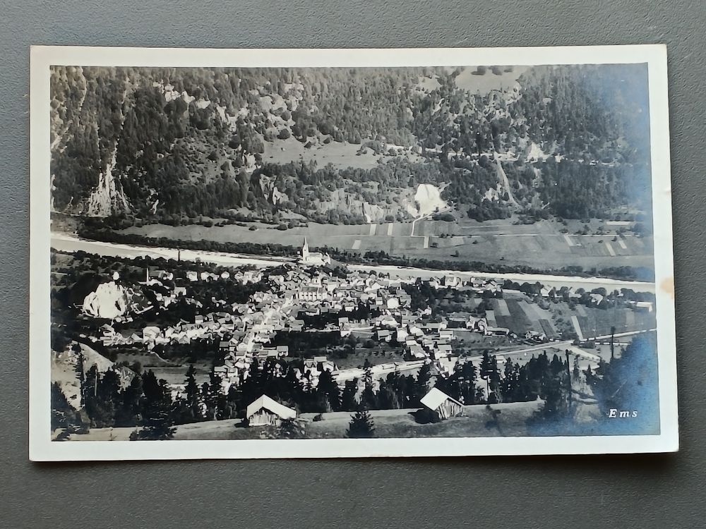 Photo Karte / EMS GR - Gelaufen Feldpost Jagdflieger 16 1929 (Gebraucht ...