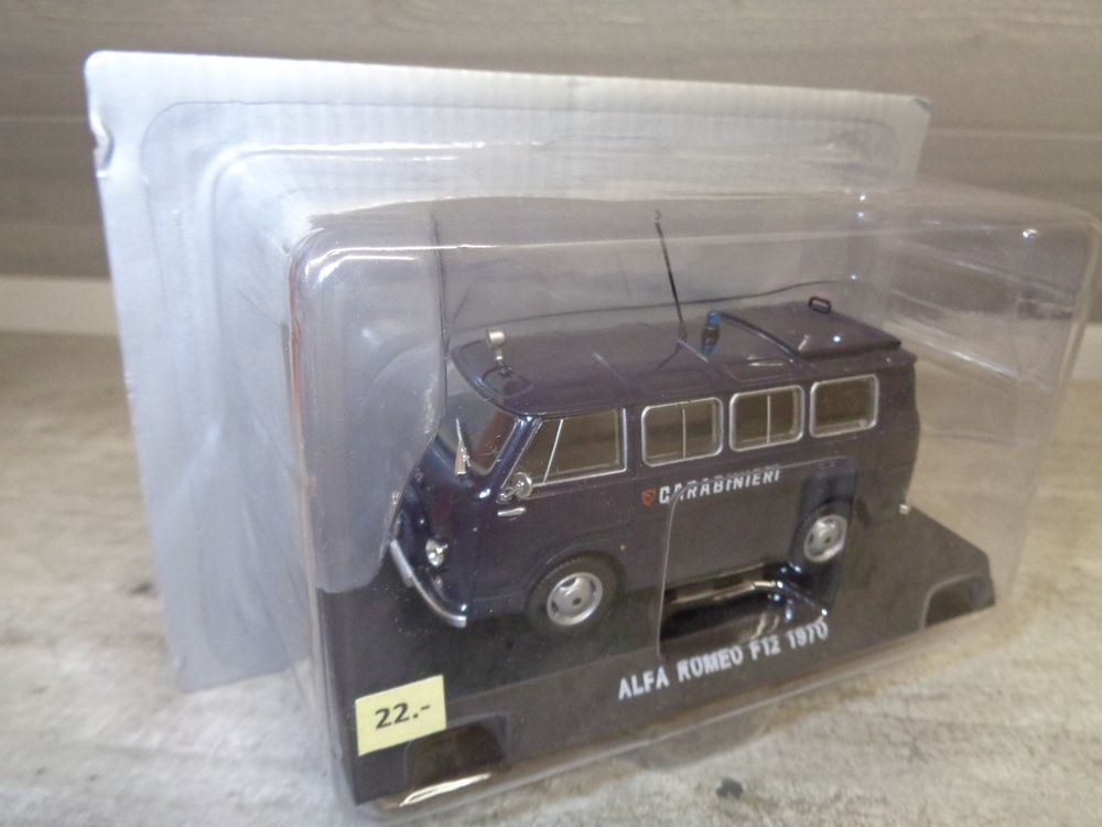 DeAgostini 1:43 Alfa Romeo F12 Romeo 2 1970 Police Polizei | Kaufen auf ...
