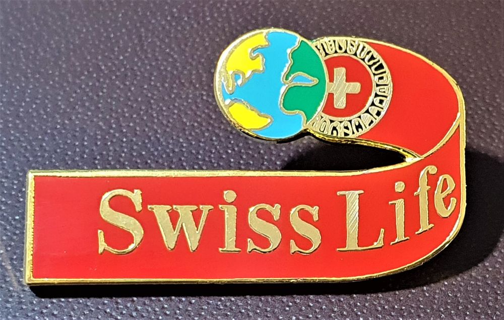 Q102 - Pin Swiss Life World Welt Schweiz (Gebraucht) in Reinach BL für ...