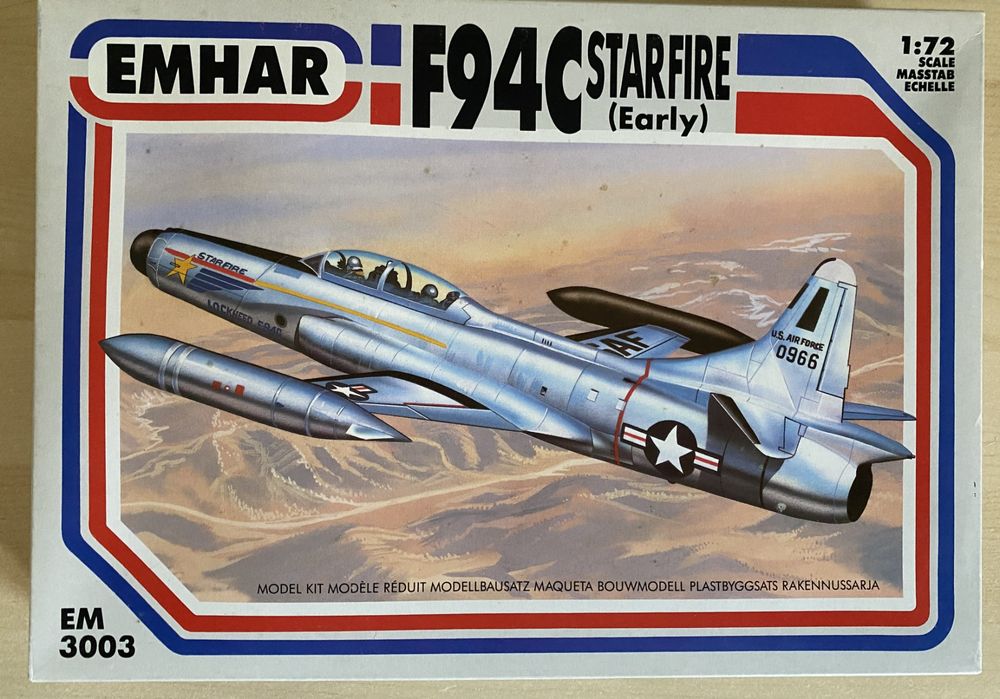 Rarität - Modell 1:72 - F-94C Starfire Early von Emhar (Neu (gemäss ...