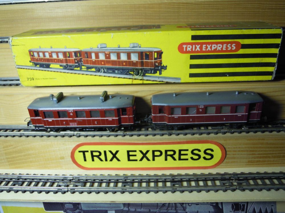 Trix Express 759 Triebwagen VT 75 2-teilig DRG für Bastler (Gebraucht ...