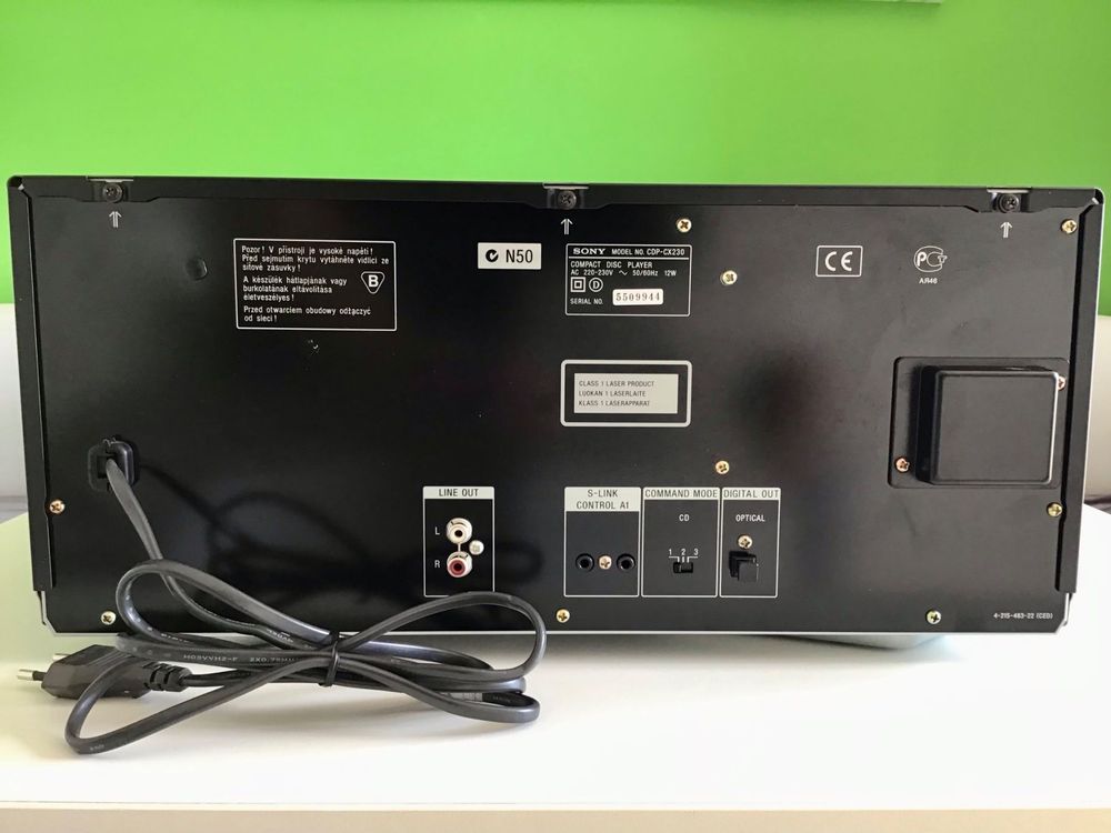 Sony CDP-CX230 200 Fach-CD Wechsler (Gebraucht) in Alpnachstad für CHF ...