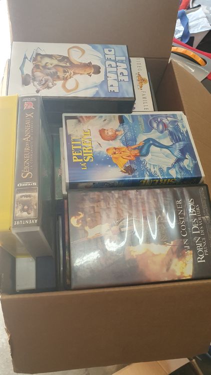 carton de cassettes VHS (Usato) a Chamoson per CHF 30 – solo ritiro ...