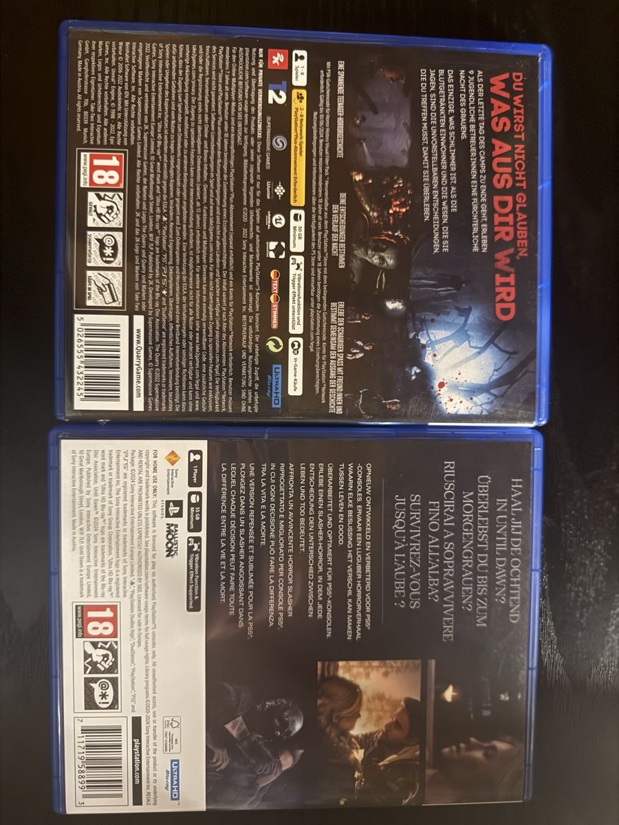 Playstation Game Bundle: Until Dawn & The Quarry PS5! (Neu (gemäss ...