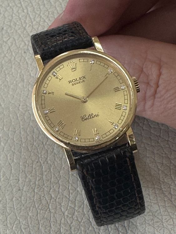 Rolex Cellini 18 Karat Gold Handaufzug läuft | Kaufen auf Ricardo