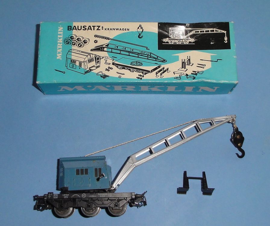 Sammler - alter Märklin Kranwagen Bausatz 4912 | Kaufen auf Ricardo