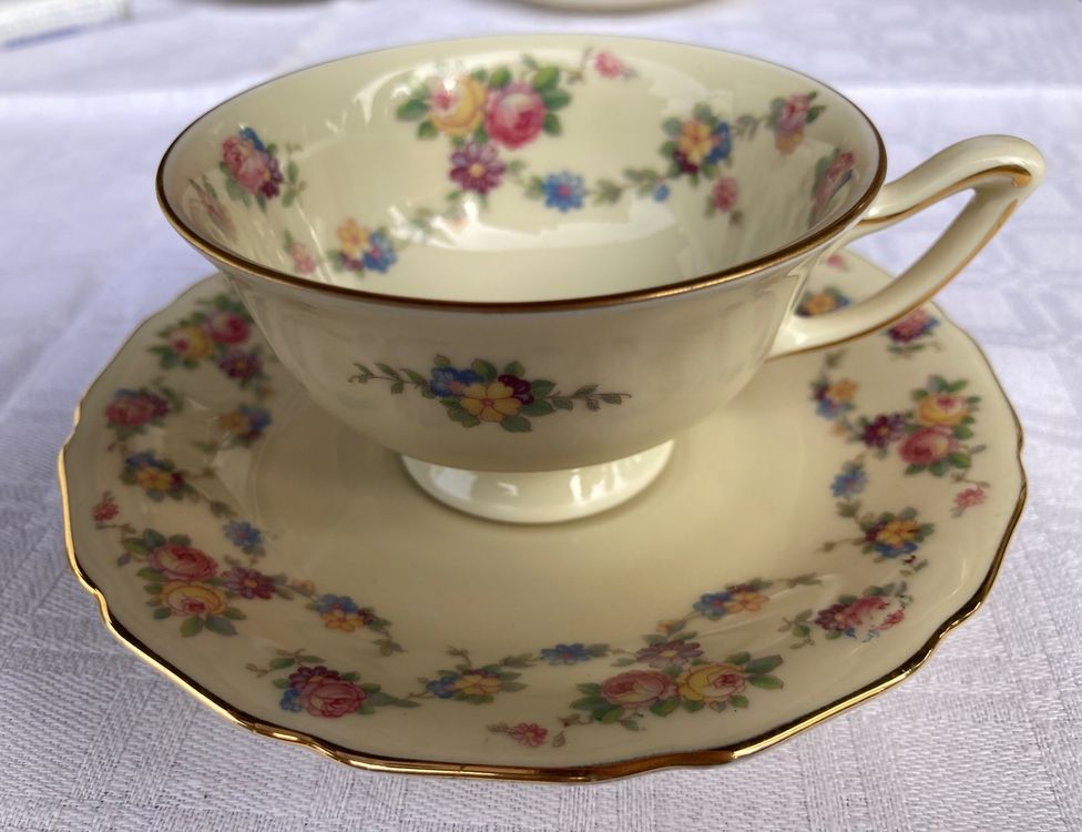 Thomas Ivory Bavaria Mokkatassen Shabby Vintage Style (Gebraucht) in ...