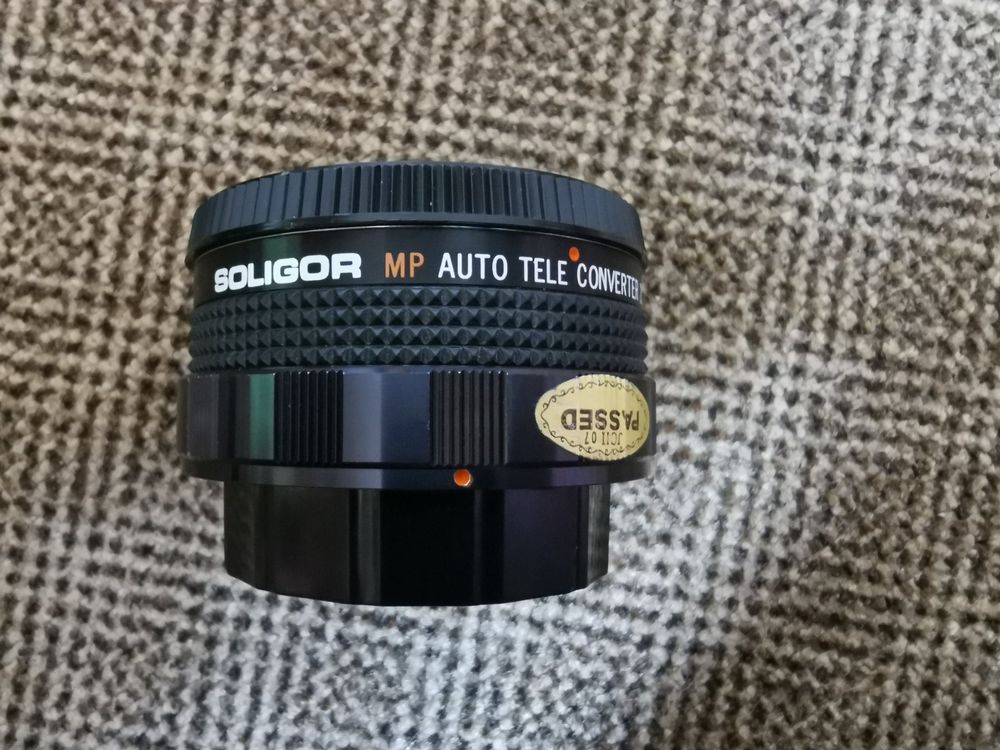 Soligor MP Auto Teleconverter 2x Fit to Canon FD incl Tasche | Kaufen ...