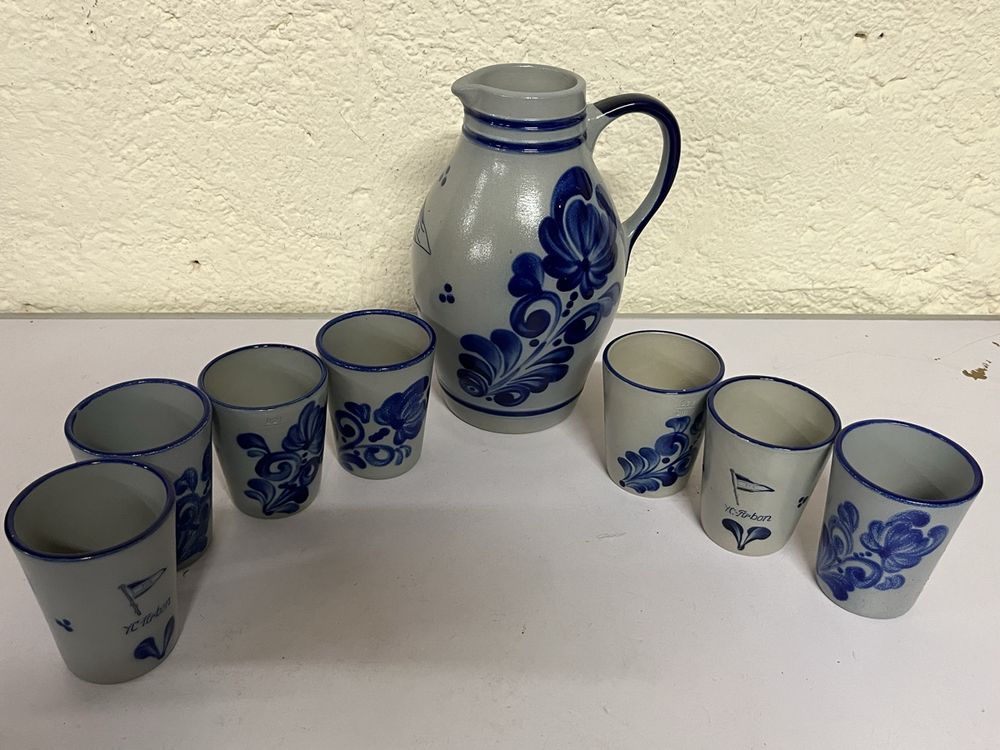Steingut Bembel Set YC-Firbon, Krug und Becher (nik39) (Gebraucht) in ...