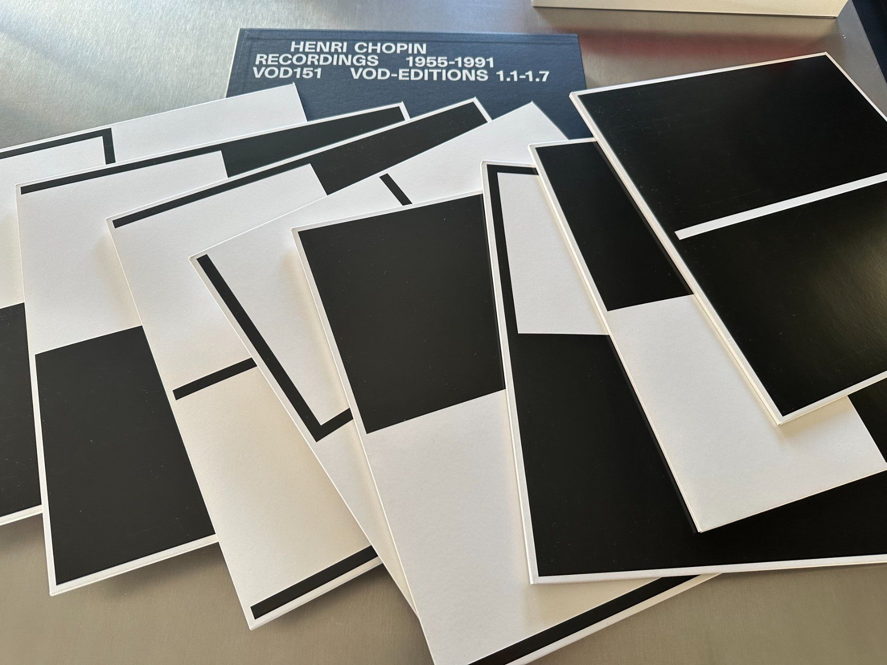 HENRI CHOPIN BOX 7LPS + 7 - RECORDINGS 1955-1991 - V0D 151 (Neuf (Voir ...