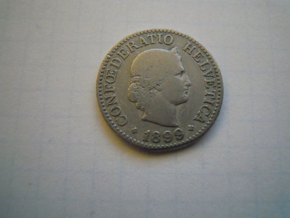 10 Rp. 1899 (Gebraucht) in Kriegstetten für CHF 1.5 – mit Lieferung auf Ricardo kaufen