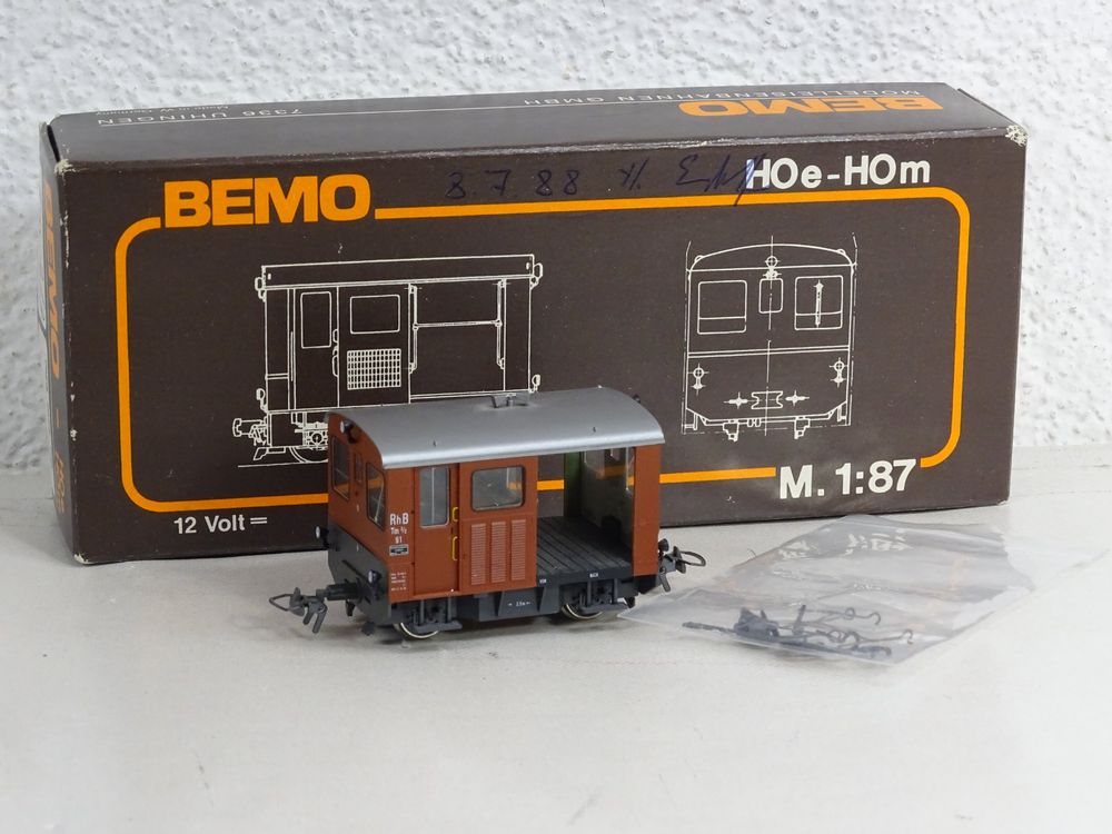 Bemo 1274.91 Tm2/2 Traktor RhB 91, Analog, H0m, OVP | Kaufen auf Ricardo