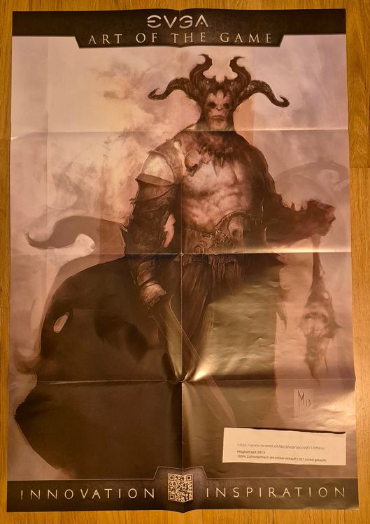 EVGA "Art of the Game" Poster (Neu (gemäss Beschreibung)) in Kehrsatz ...