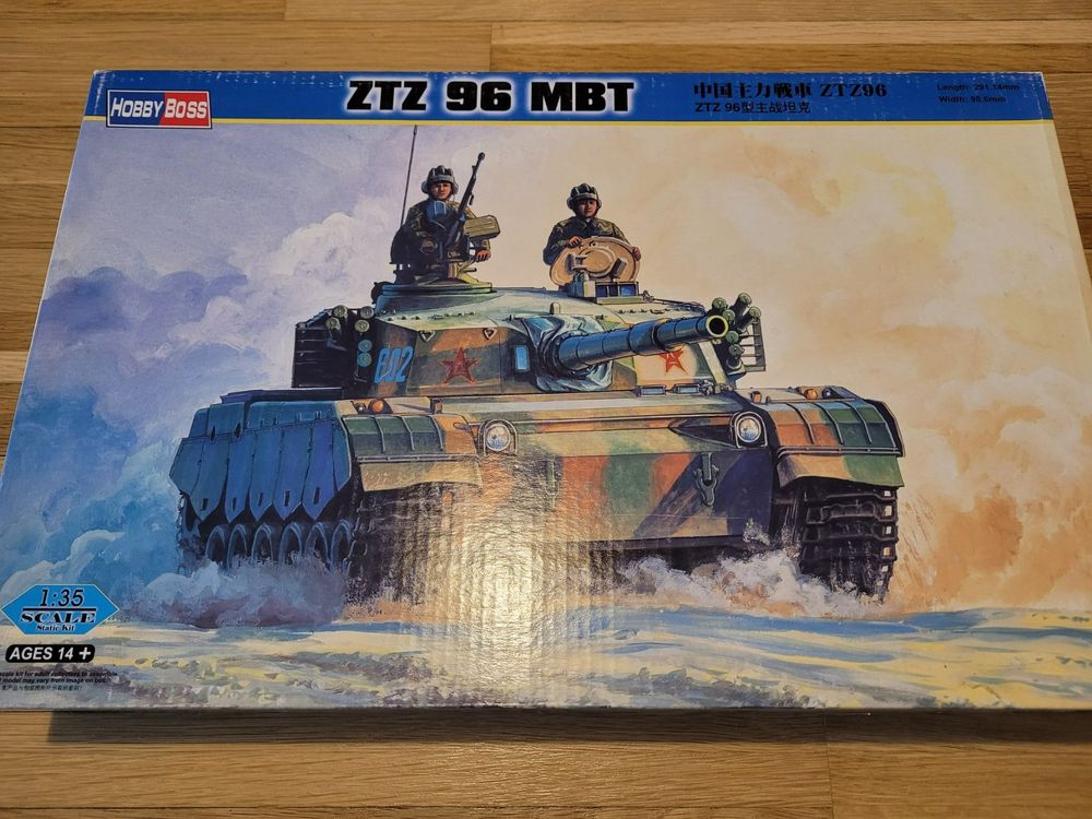 Hobbyboss 82463 ZTZ-96 Chinese MBT 1/35 gebaut & grundiert 2 (Gebraucht ...