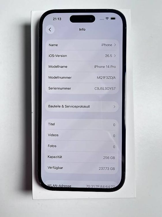iPhone 14 Pro📱 256GB | Deep Purple | Top Zustand (Gebraucht) in Widnau ...