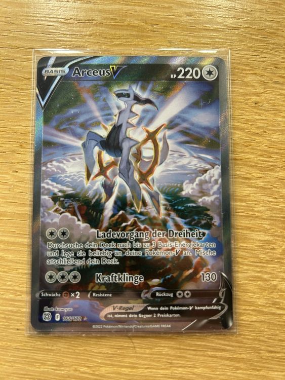 Pokémon Arceus V 166 Karte Deutsch (Neu (gemäss Beschreibung)) in Zürich für CHF 32 – mit ...