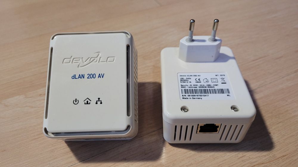 DLAN Ethernet Adapter, Devolo 200 AV, weiss | Kaufen auf Ricardo
