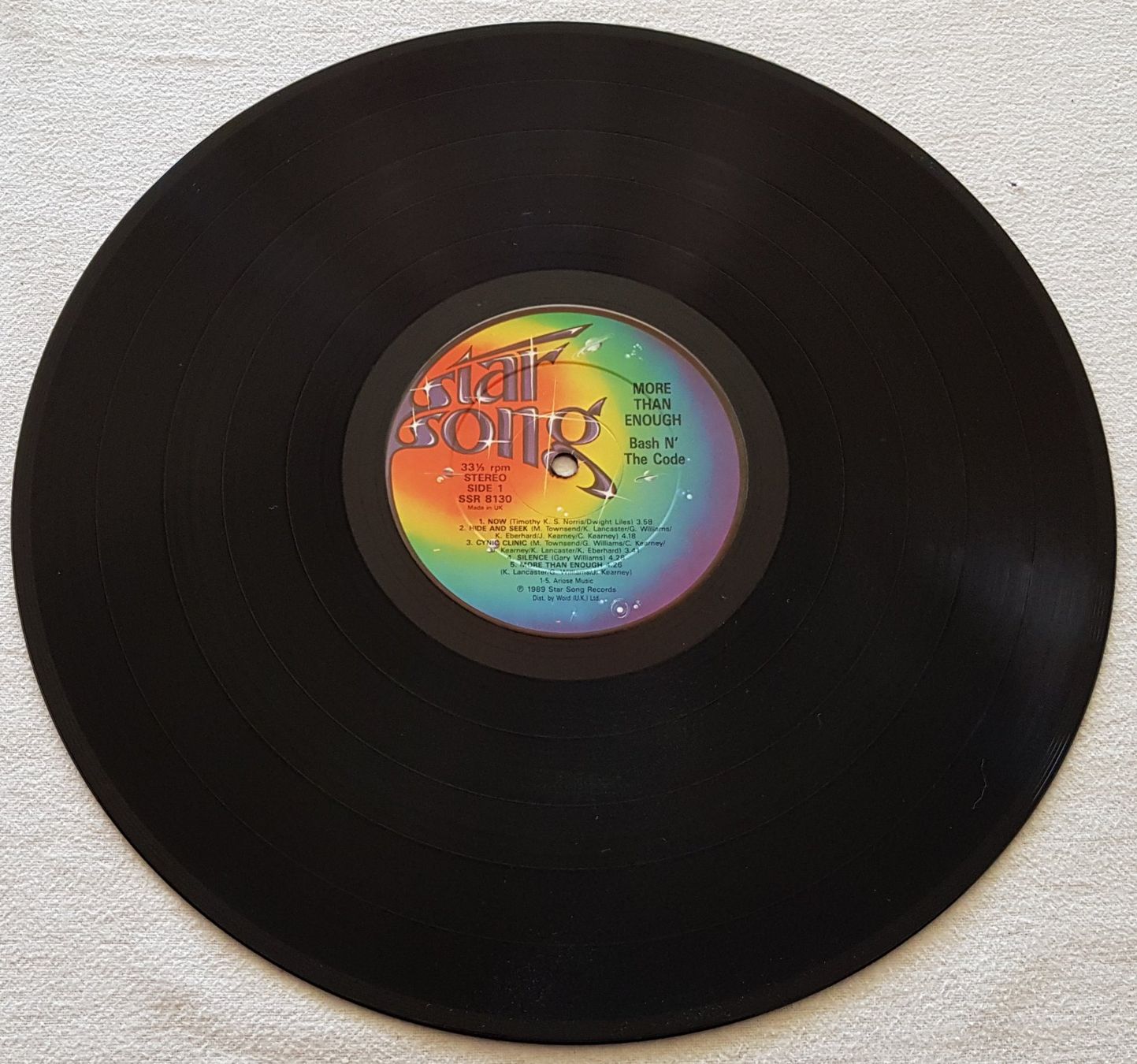 Bash 'n The Code – More Than Enough - LP - 1989 First Press (Gebraucht ...