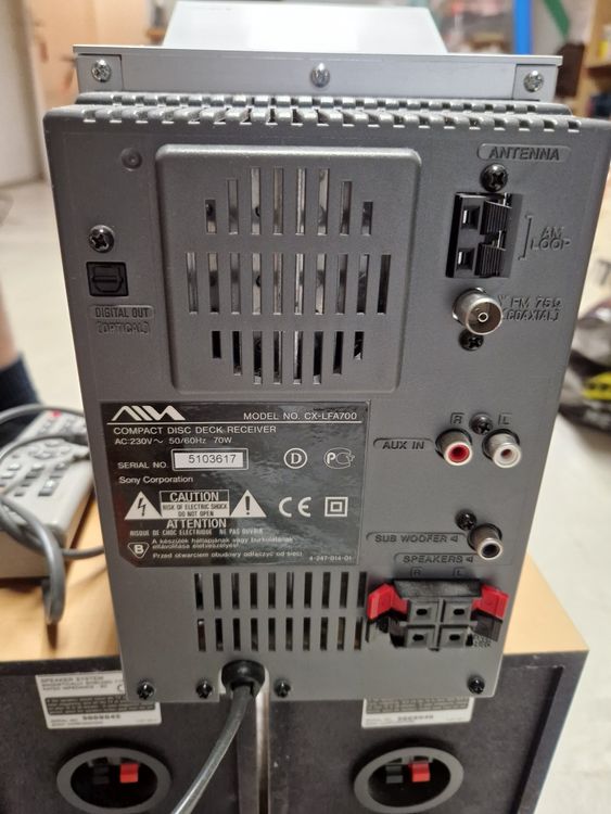 Aiwa HiFi Stereo Anlage inklusive Boxen CX LFA700 / XR FA700 | Kaufen ...