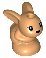 LEGO 18852pb01 Medium Nougat Bunny / Rabbit, Friends, Baby | Kaufen auf ...