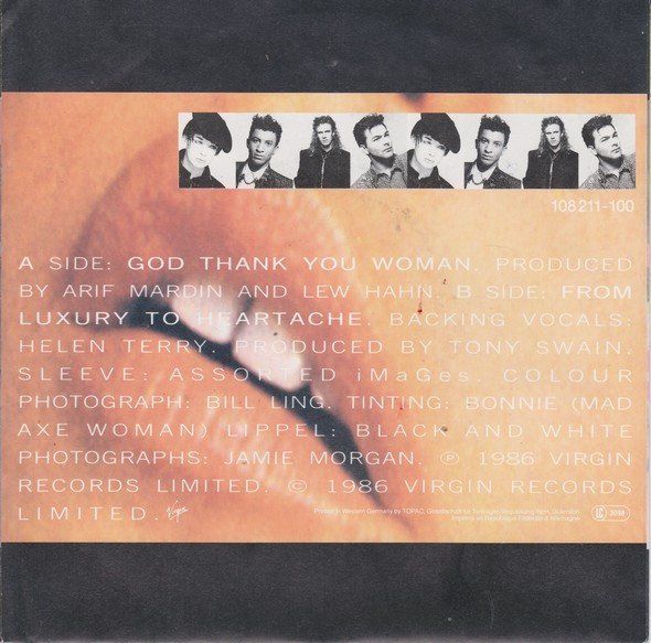 Culture Club: God Thank You Woman 7" (Gebraucht) in Steinhausen für CHF ...