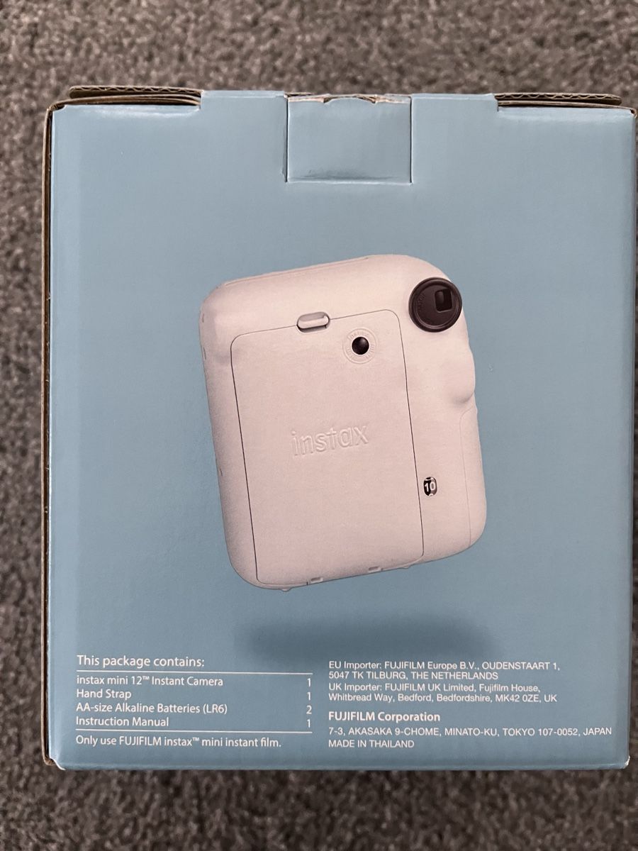 Fujifilm Instax Mini 12 - Clay White - Neu! (Neu und originalverpackt ...