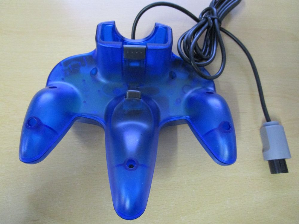Nintendo 64 Controller - Farbe clear blue- Neuware - N64 Pad (Neu ...