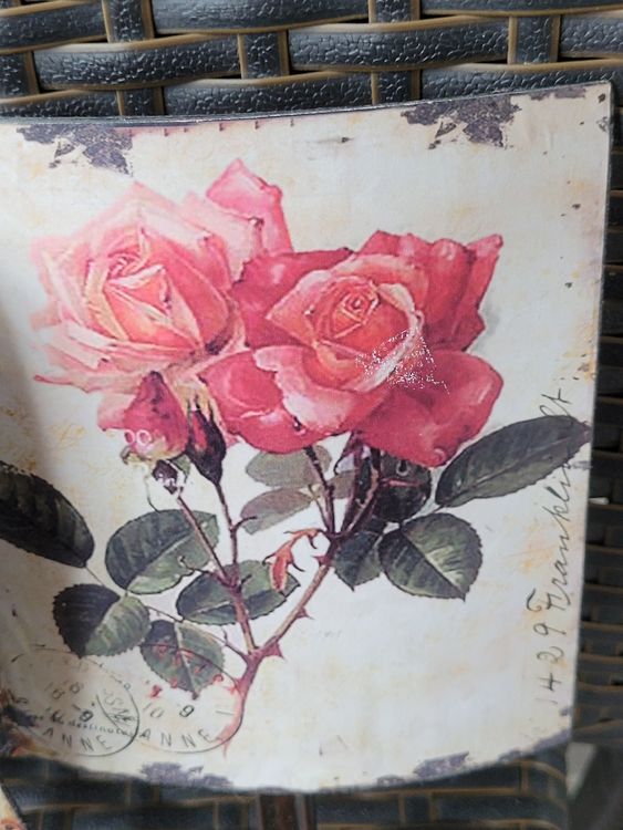 Wunderschöne Garderobe "Roses" Metall Shabby Chic (Gebraucht) in ...